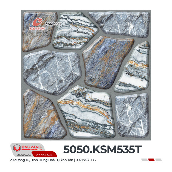 Gạch lát nền Kim Phong 5050 KSM535T