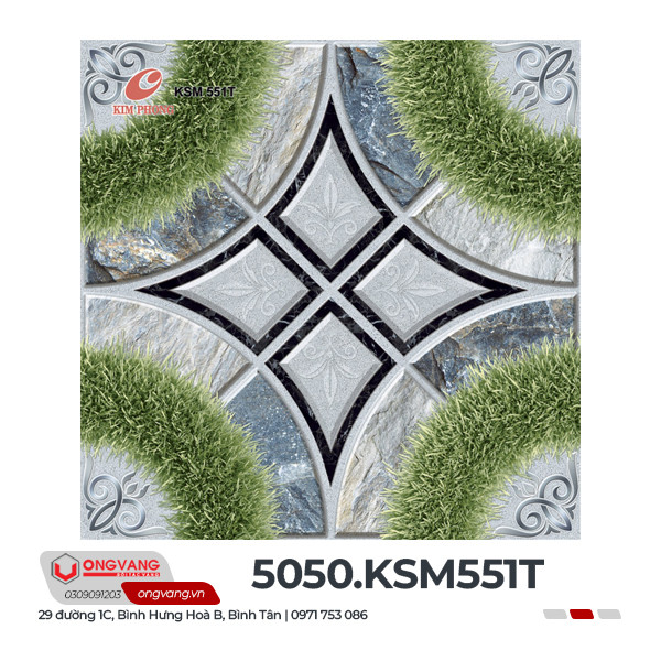 Gạch lát nền Kim Phong 5050 KSM551T